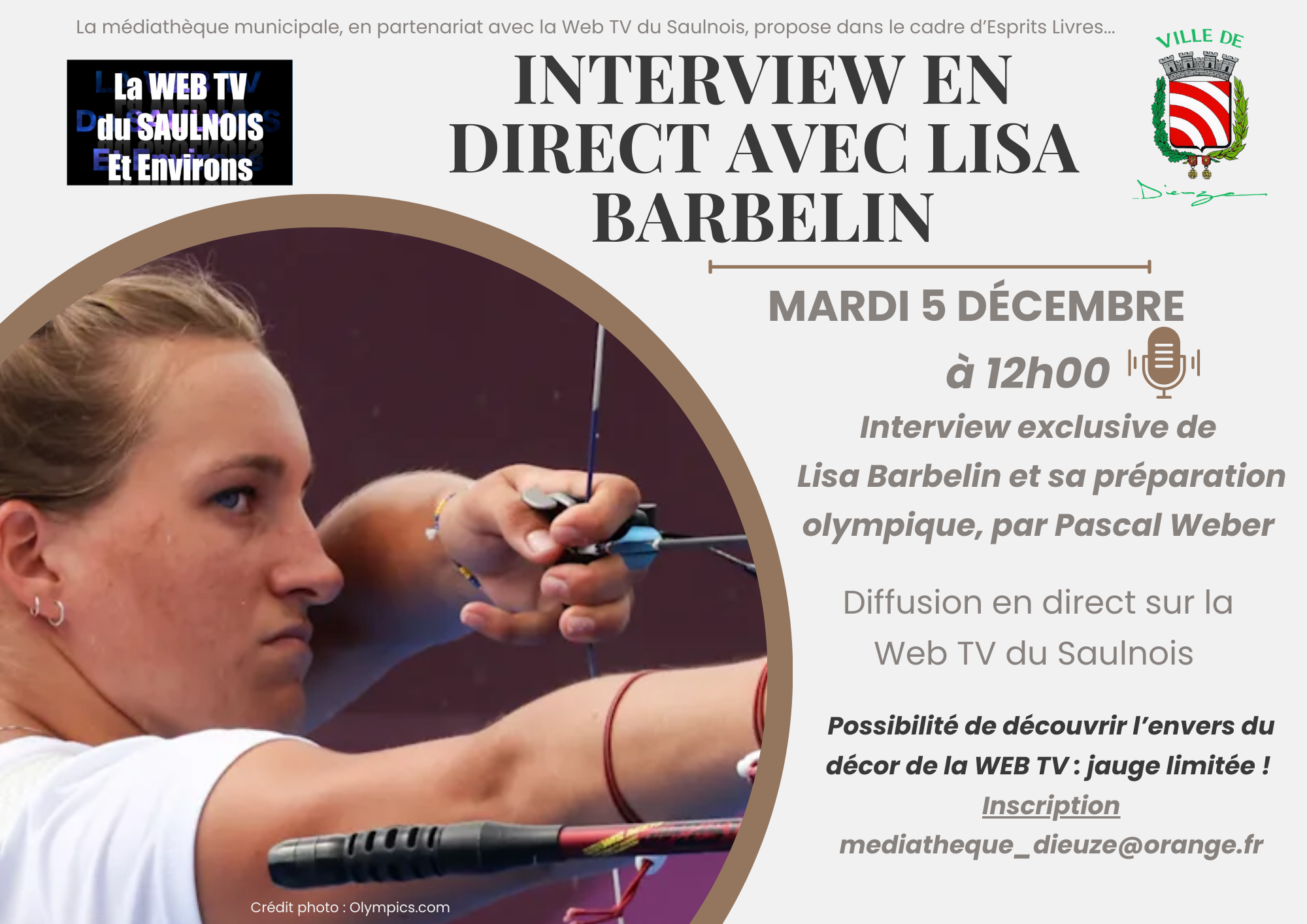 Interview en direct avec lisa barbelin - mairie de dieuze